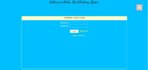 Online Food Ordering System Project in ASP.net FREE Download