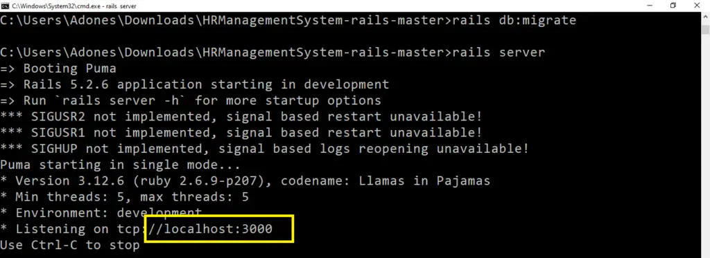 Human Resource Management System in Ruby on Rails with Source Code