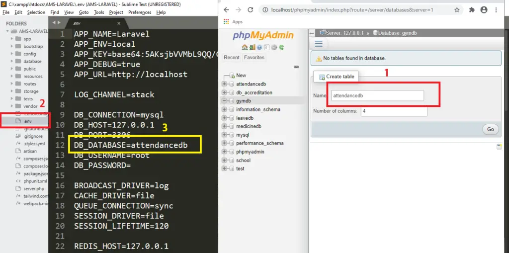 Attendance Management System in Laravel with Source Code