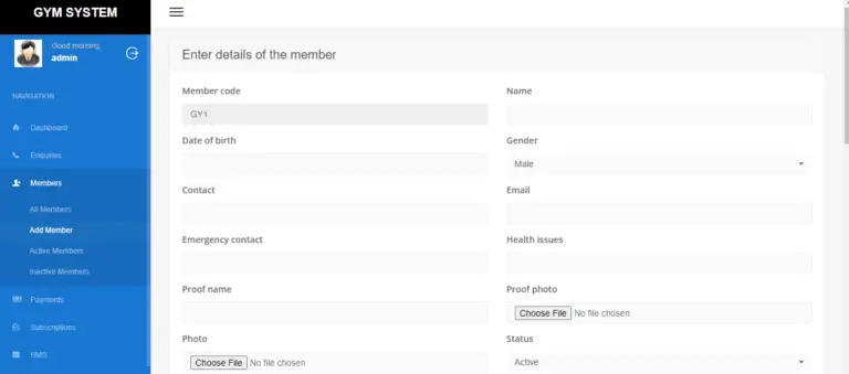[Complete] Gym Management System in Laravel with Source Code