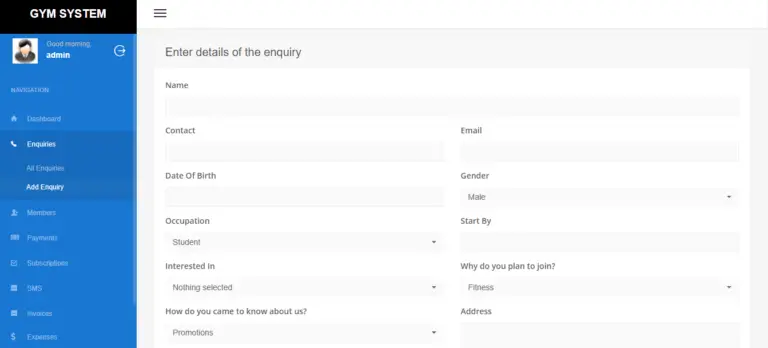 [Complete] Gym Management System in Laravel with Source Code