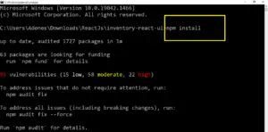 Inventory Management System React JS with Source Code