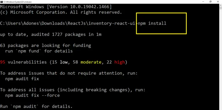 Inventory Management System React JS with Source Code