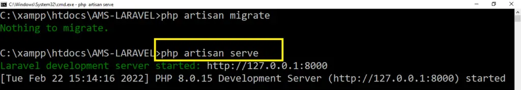 Attendance Management System in Laravel with Source Code