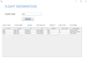 Airline Reservation System Project in Java With Source Code