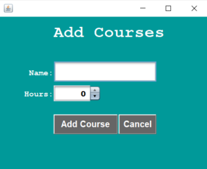 Course Management System Project in Java With Source Code