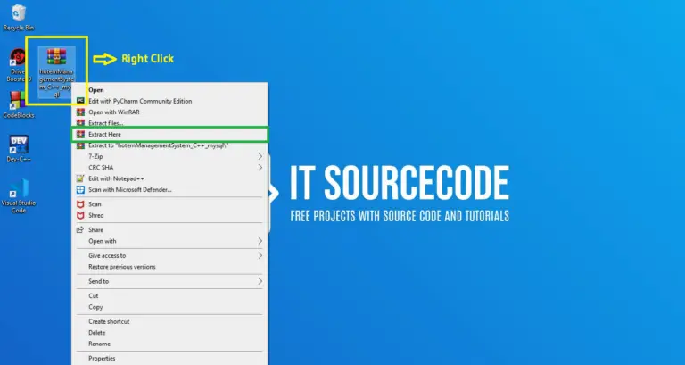 Hotel Management System Project in C++ and MySQL Database