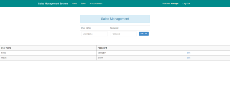 Sales Management System Project in ASP.net With Source Code