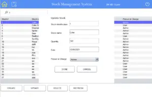 Stock Management System Project in Java with Source Code