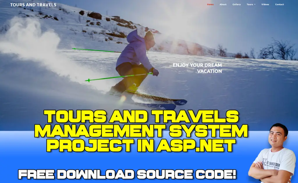 Tours and Travels Management System Project in ASP.net