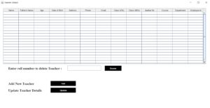 University Management System Project in Java With Source Code