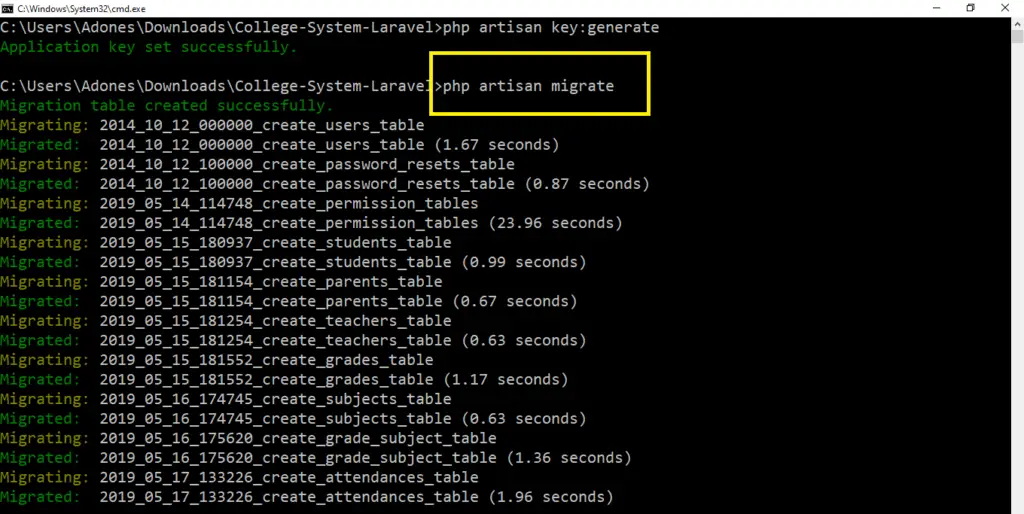 College Management System Project in Laravel with Source Code - 2022