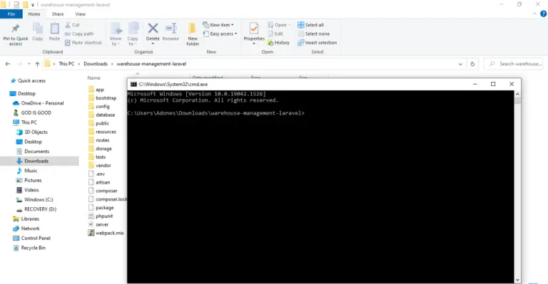 Laravel Warehouse Management System with Source Code