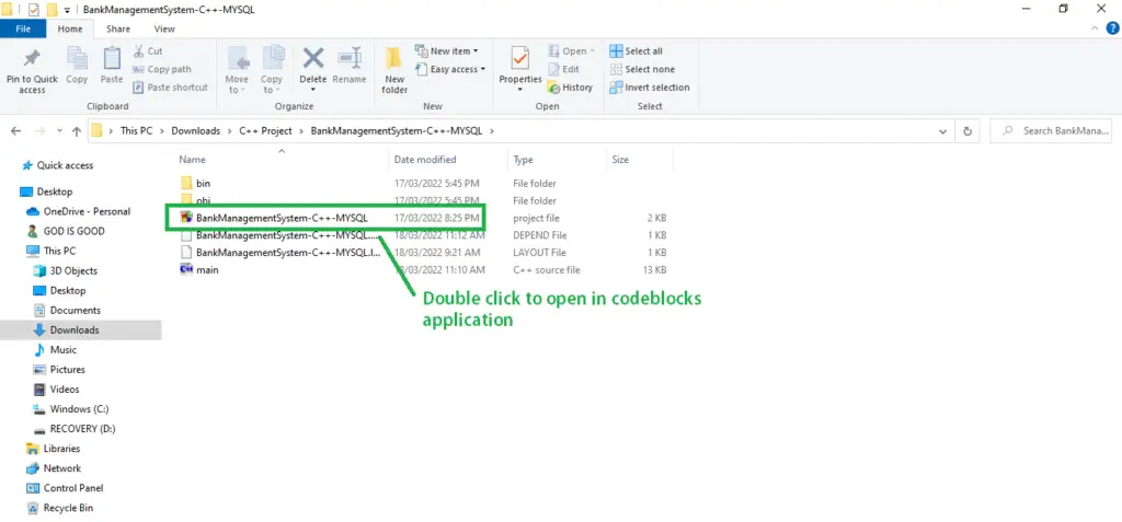 Bank Management System Project in C++ and MySQL Database