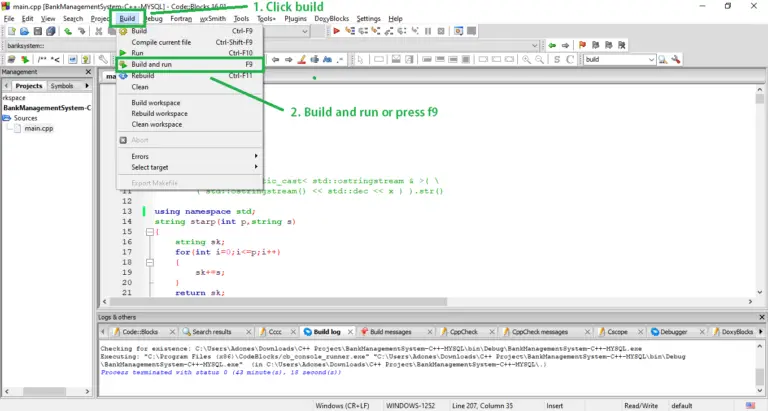 Bank Management System Project in C++ and MySQL Database