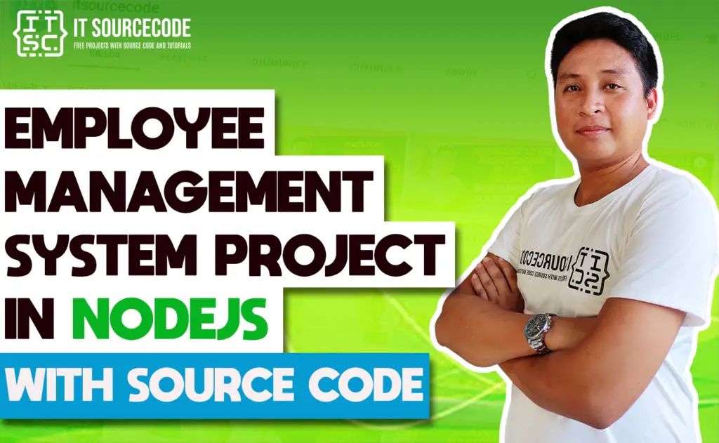 Employee Management System Project in NodeJS with Source Code