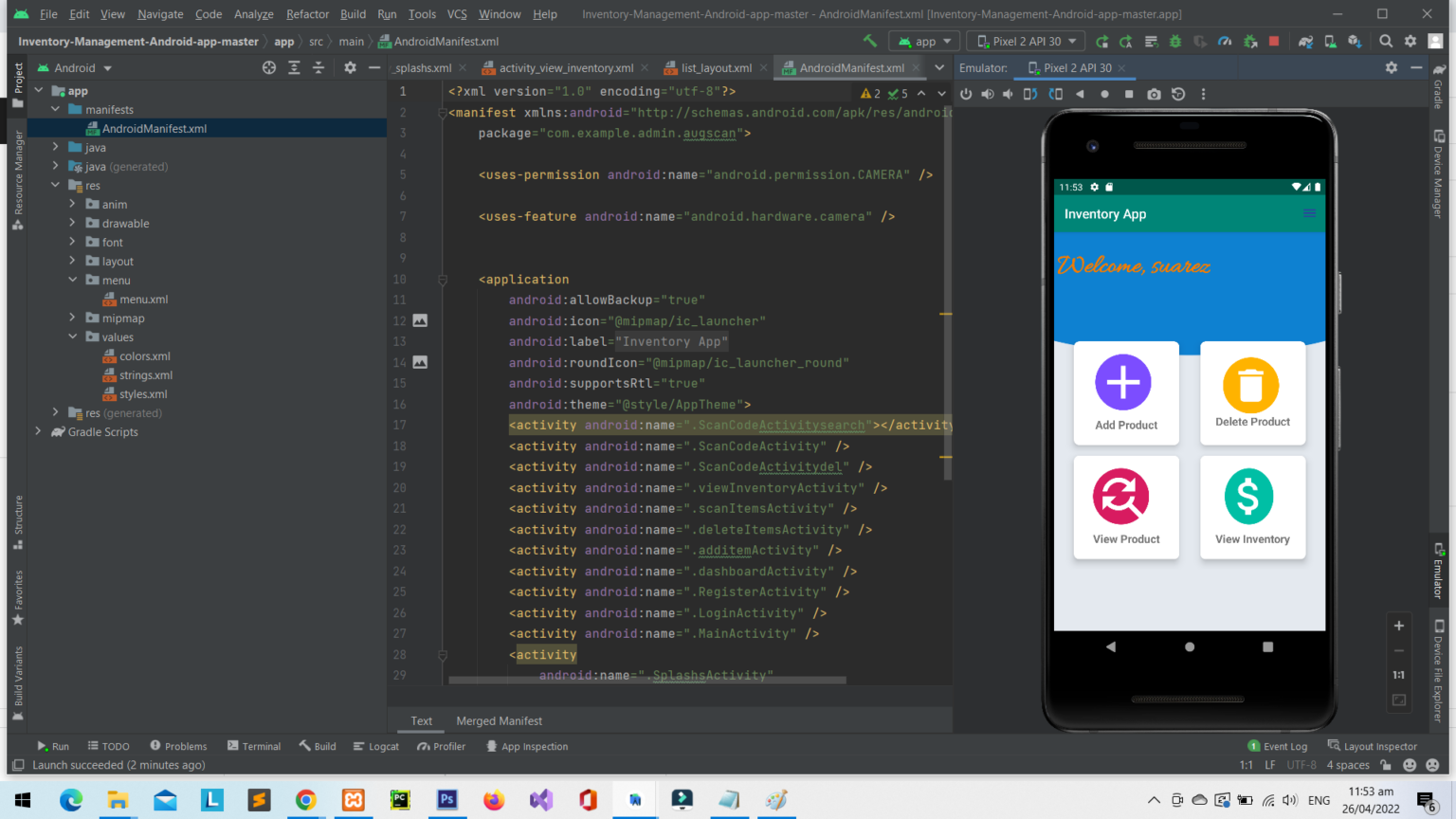 Inventory Management System in Android Studio with Source Code