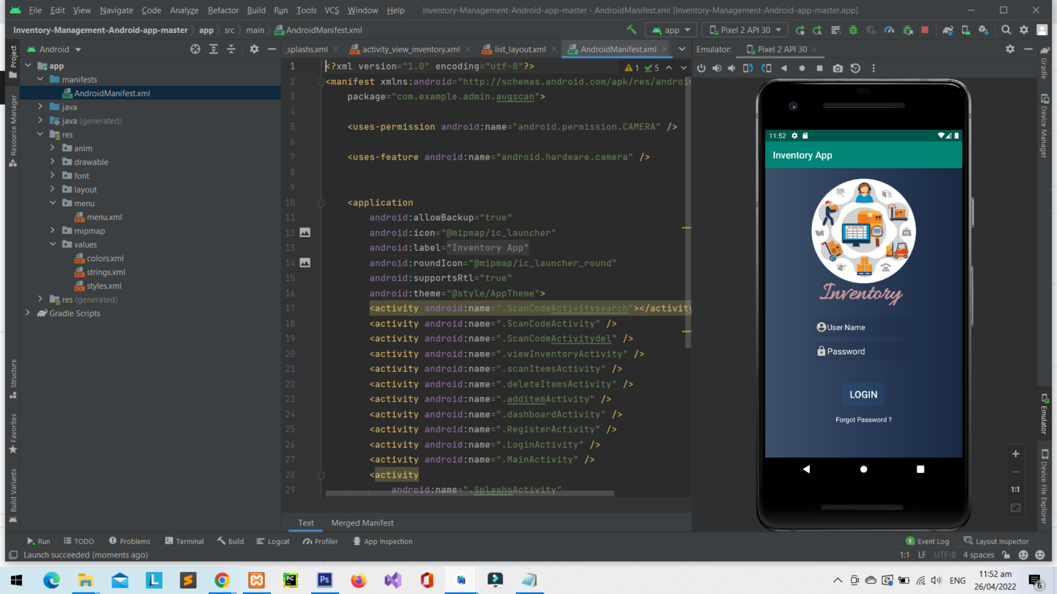 Inventory Management System in Android Studio with Source Code