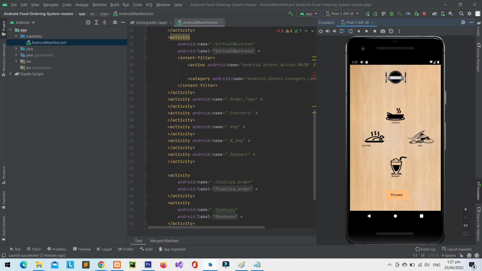 Restaurant Management System Project in Android Source Code