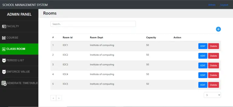 School Management System in Node JS with Source Code