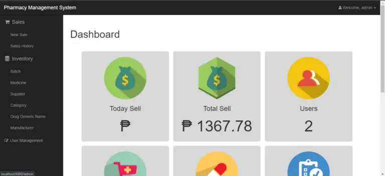 Pharmacy Management System Project in Node JS with Source Code