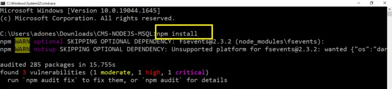 Attendance Management System Project in Node JS with Source Code
