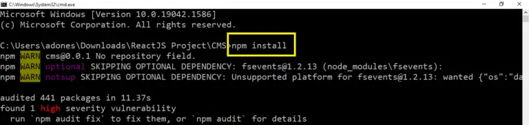 College Management System in React JS with Source Code