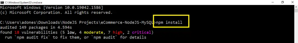 Nodejs Ecommerce with Source Code