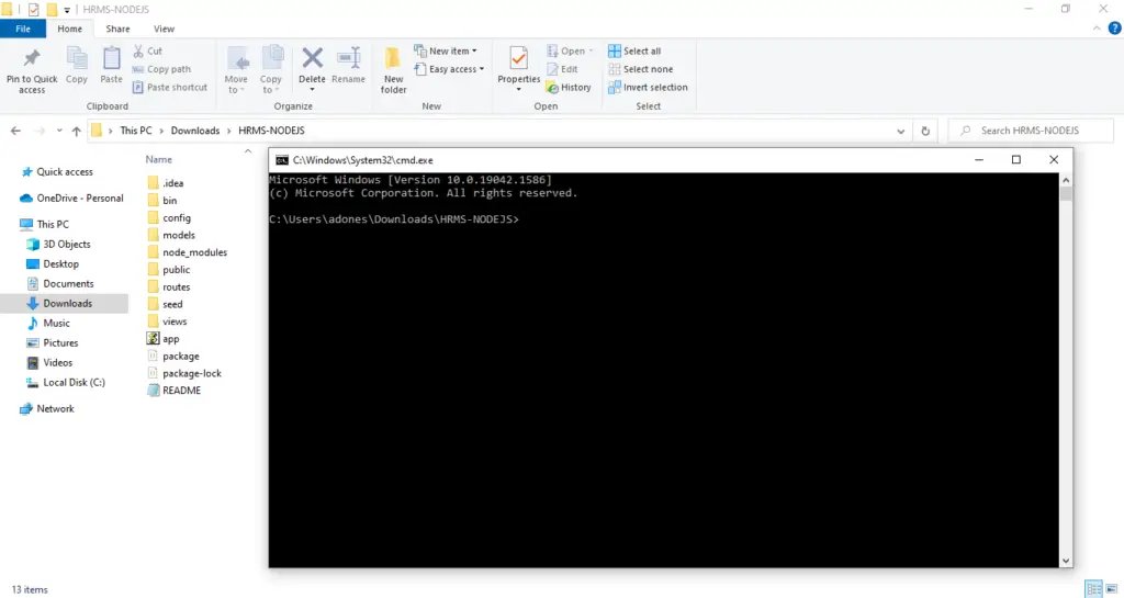 Human Resource Management System Project In Nodejs Source Code