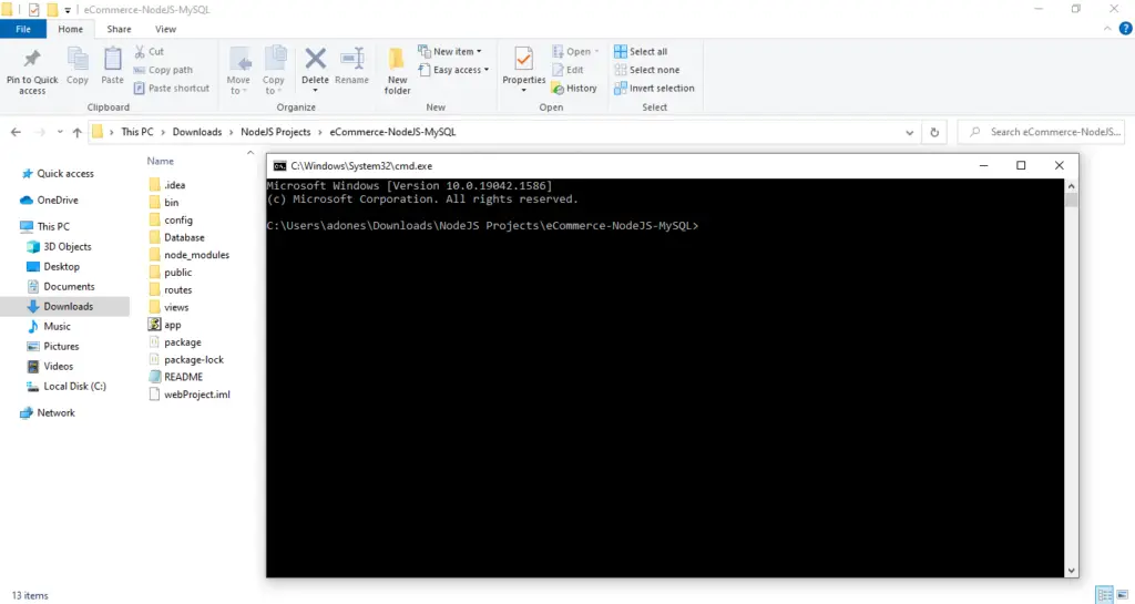 Nodejs Ecommerce with Source Code