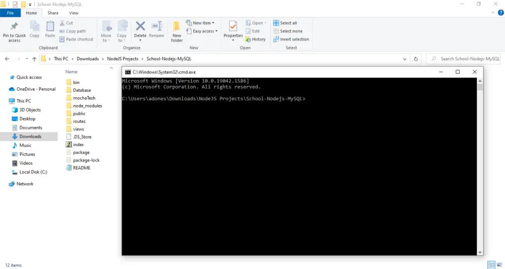 School Management System in Node JS with Source Code