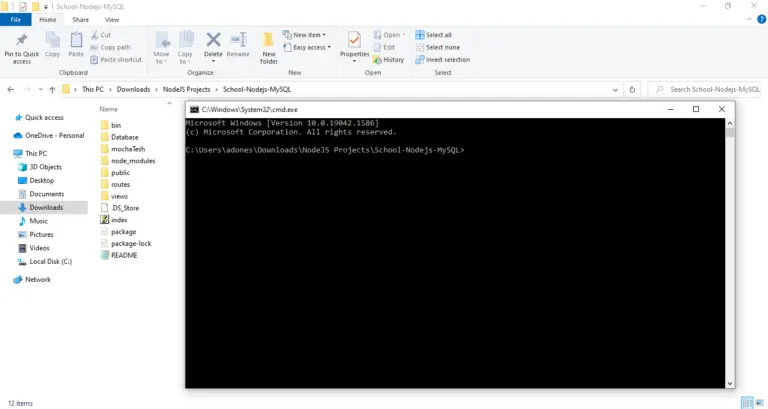 School Management System in Node JS with Source Code