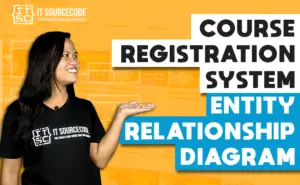 ER Diagram for Course Registration System - Itsourcecode.com