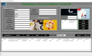Pharmacy Management System Project in Python with Source Code