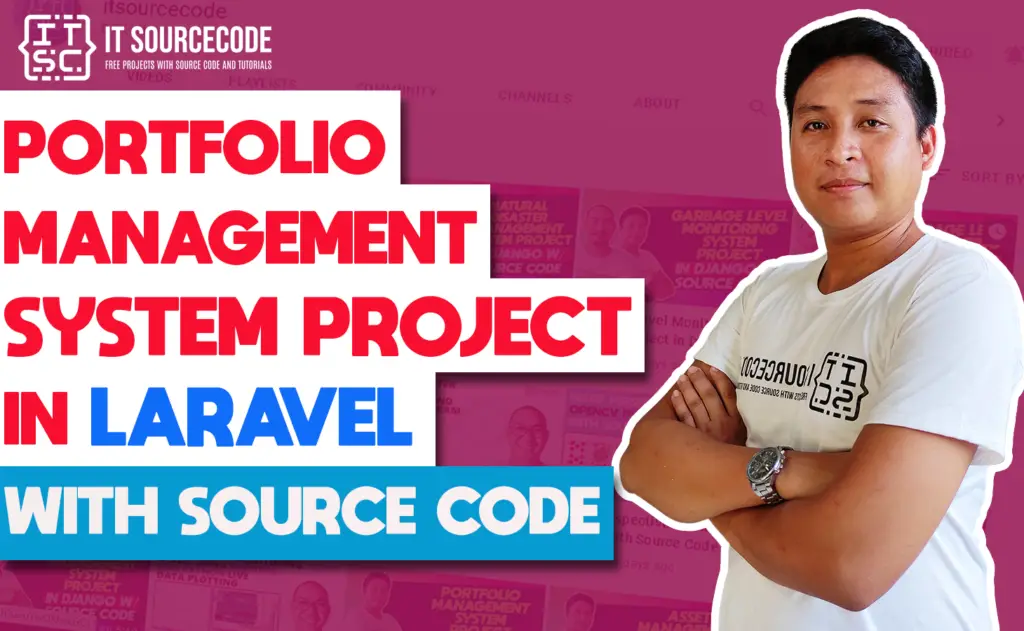 Portfolio Management System Project in Laravel with Source Code