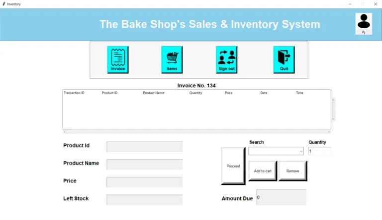 Sales Management System Project In Python With Source Code