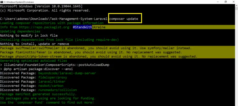 Task Management System Project in Laravel with Source Code