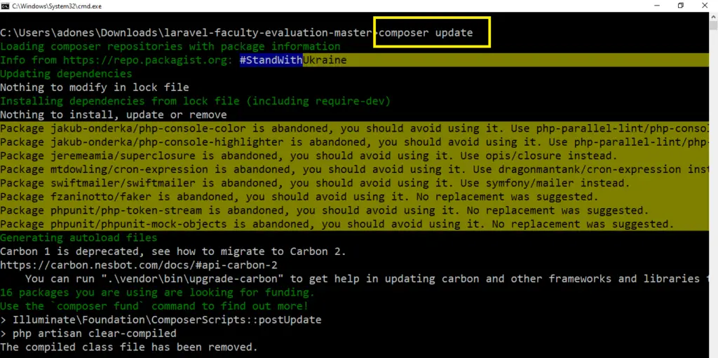 Teacher Evaluation System Project In Laravel With Source Code