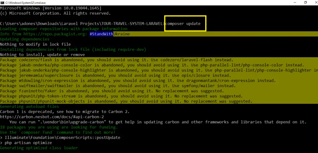 Tour and Travel Management System Project in Laravel with Source Code
