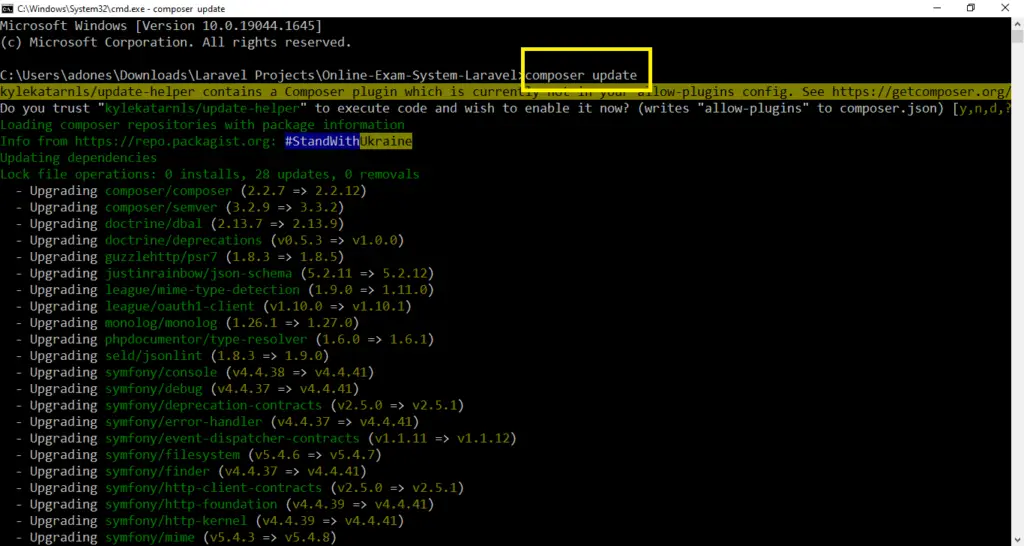 Online Examination System Project In Laravel With Source Code