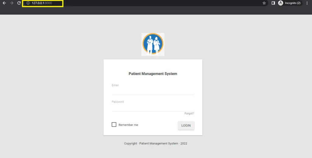 Patient Management System Project in Laravel with Source Code