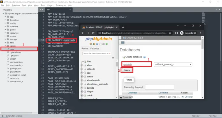 Sports Management System Project in Laravel with Source Code