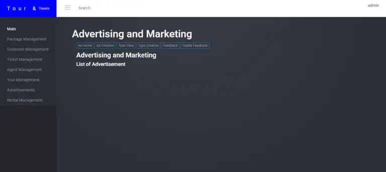 Tour and Travel Management System Project in Laravel with Source Code