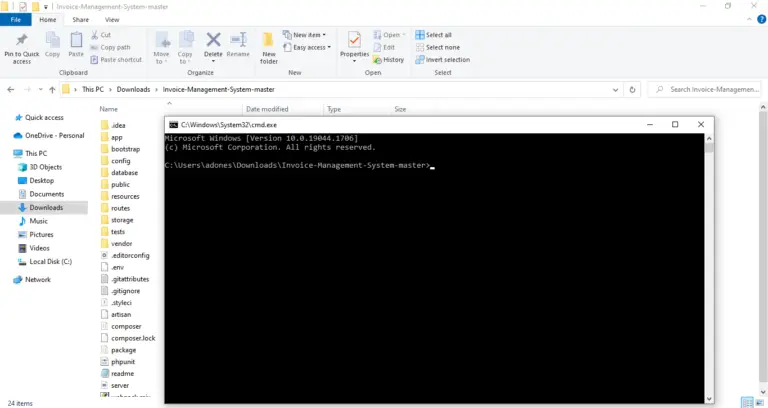 Invoice Management System Project in Laravel with Source Code