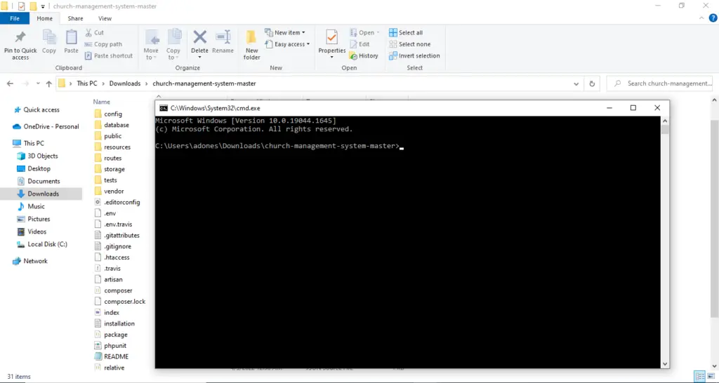 Church Management System Project in Laravel with Source Code