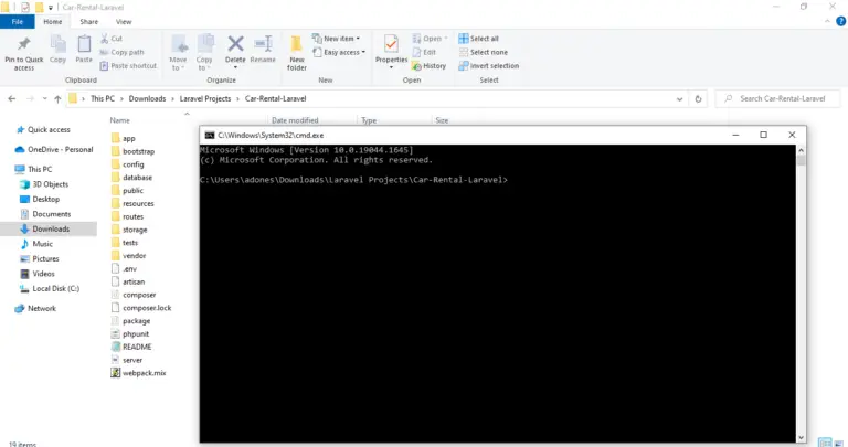 Car Rental Management System in Laravel with Source Code
