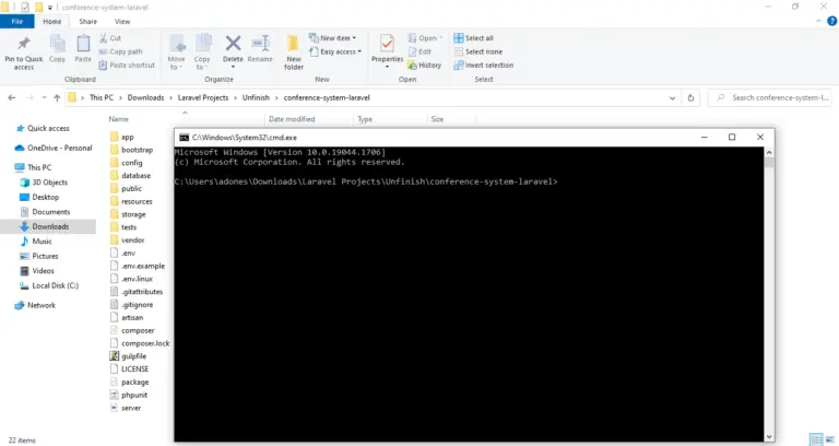 Conference Management System Project in Laravel with Source Code