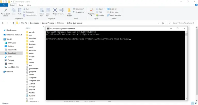Online Quiz Management System Project in Laravel with Source Code