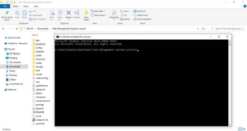Task Management System Project in Laravel with Source Code