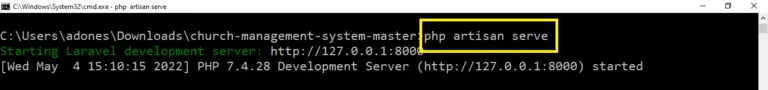 Church Management System Project In Laravel With Source Code